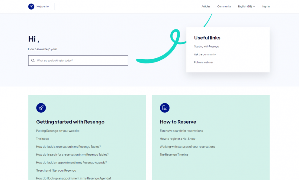 Resengo - reserveringssysteem voor horeca en wellness